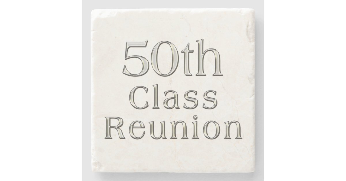 50th Class Reunion Gift Marble Coasters Zazzle 50th Class Reunion Gift Marble Coasters Zazzle