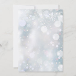 50th Gold Anniversary Snowflakes Greenery Leaves Invitation | Zazzle