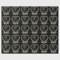 50th Golden Wedding Anniversary Wrapping Paper | Zazzle