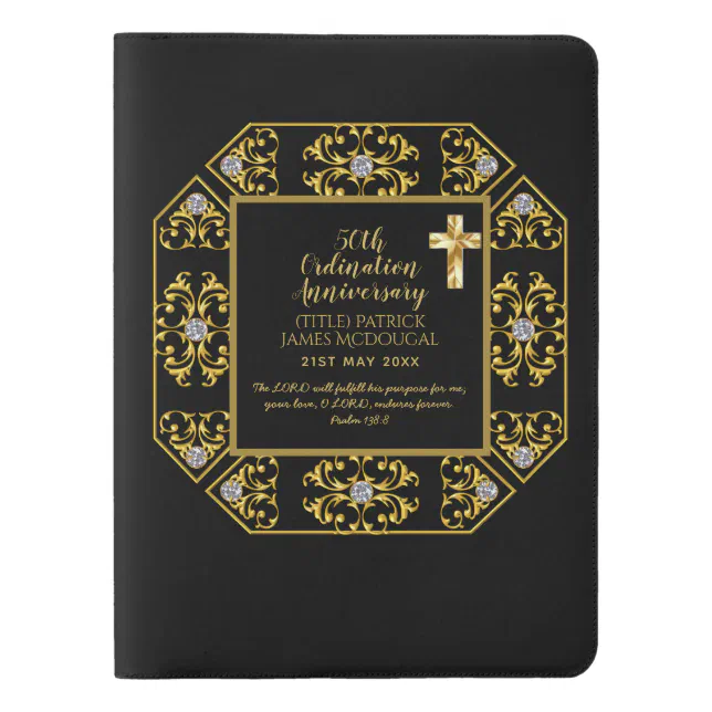 50th PRIEST Ordination Anniversary Personalized Extra Large Moleskine ...