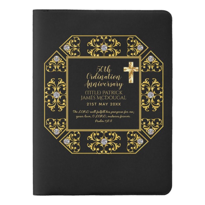 50th PRIEST Ordination Anniversary Personalized Extra Large Moleskine ...