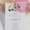 50th Wedding Anniversary Invitations Olive Branch | Zazzle