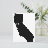510 Area Code, California, Bay Area Postcard | Zazzle
