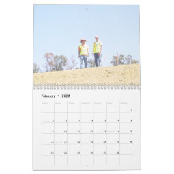 5130 Excavator/Dump truck, Heavy Equipment Calendar | Zazzle