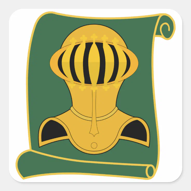 525th Military Police Battalion VIGILANT WARRIOR Square Sticker | Zazzle