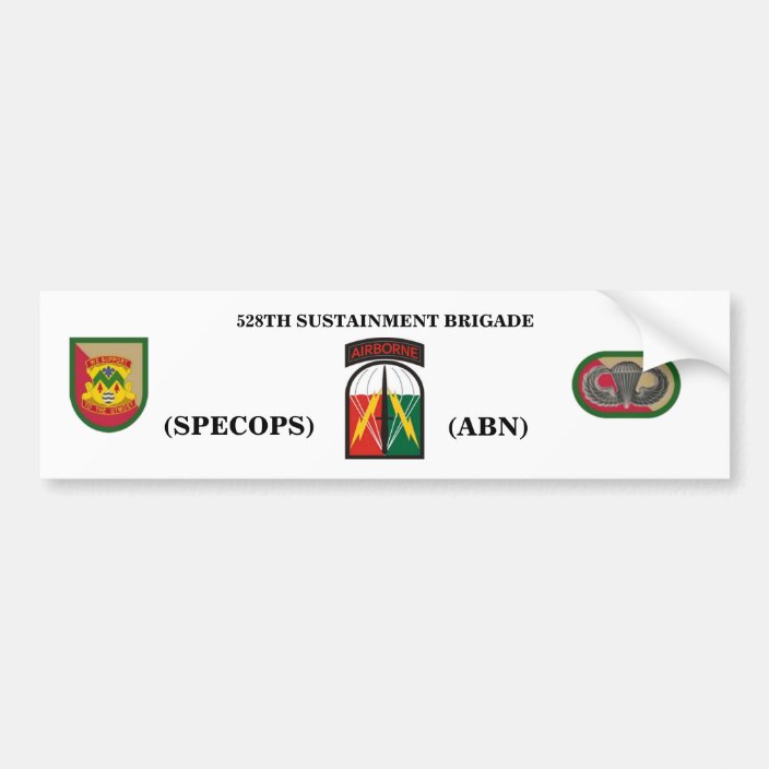 528th SUSTAINMENT BRIGADE Bumper Sticker | Zazzle.com