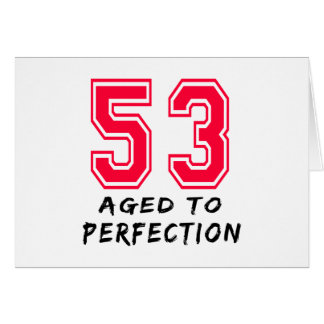 53 Years Birthday Cards, 53 Years Birthday Card Templates, Postage ...