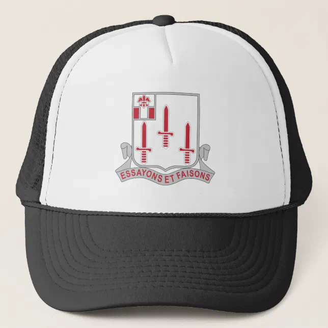 54th Army Engineer Battalion Military Trucker Hat | Zazzle
