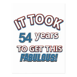 54th Birthday Cards | Zazzle