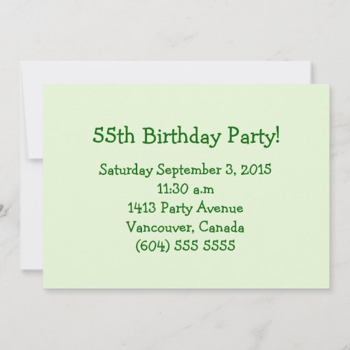 55th Birthday Party! Invitation | Zazzle