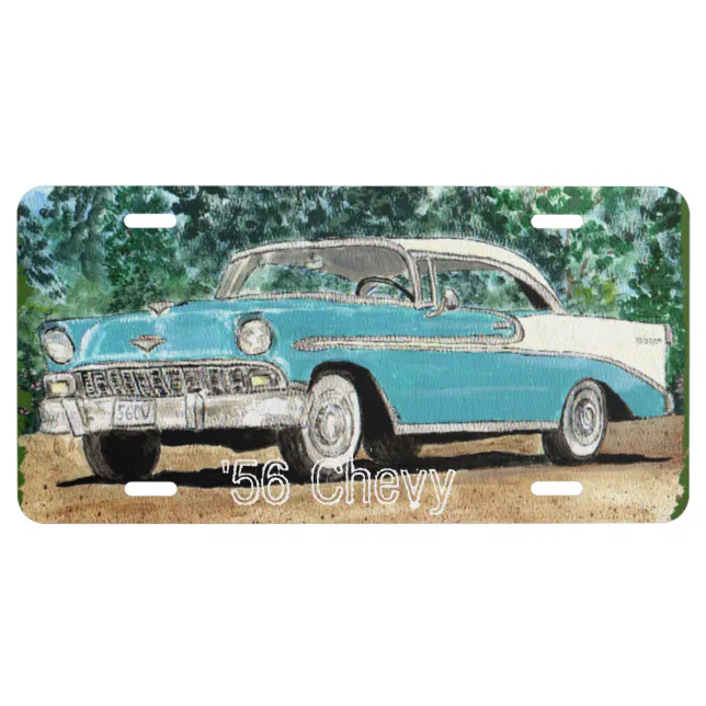 56 Chevy License Plate | Zazzle