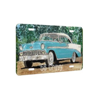 56 Chevy License Plate | Zazzle