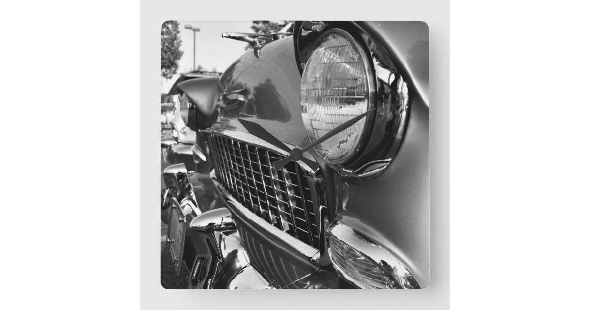 56 Chevy Wall Clock | Zazzle