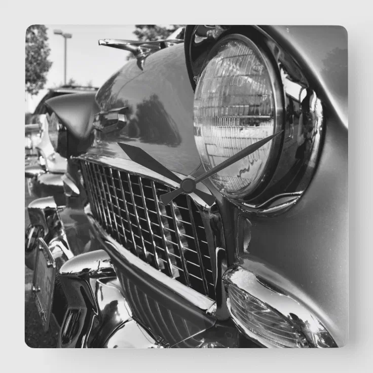 56 Chevy Wall Clock | Zazzle