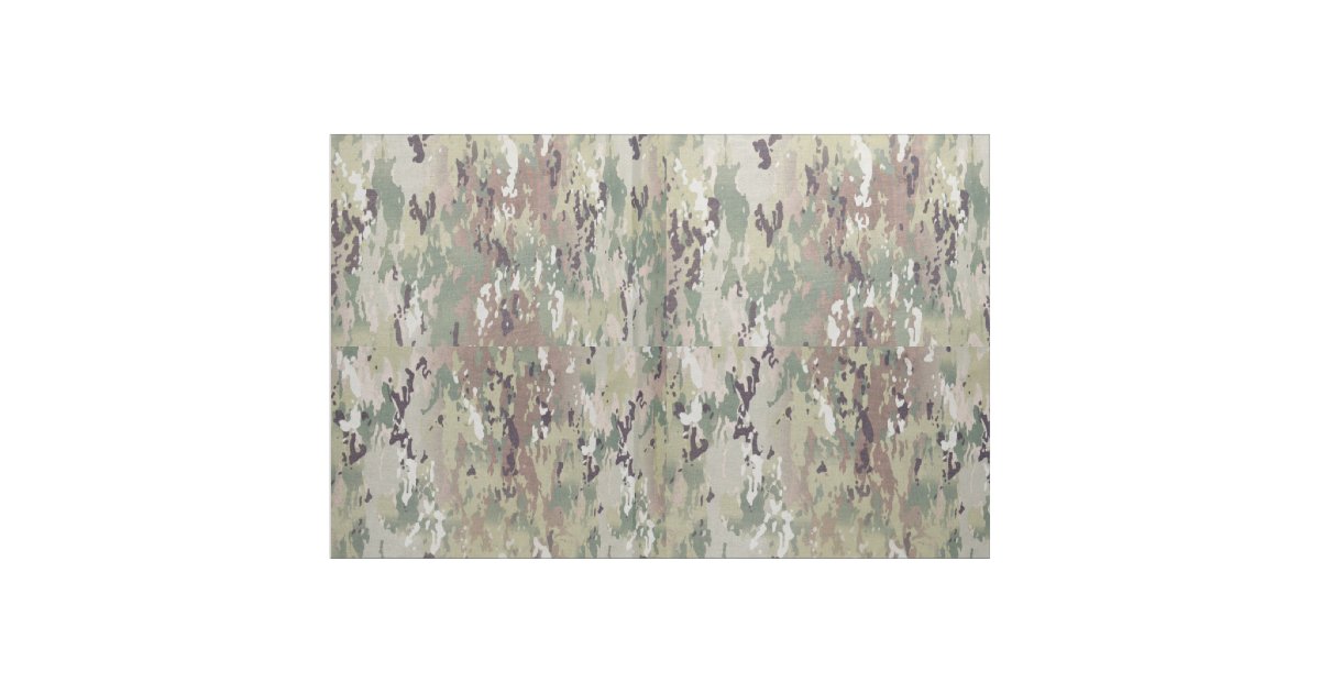 56" Inch Wide Cotton Fabric Army OCP Camo Uniform | Zazzle