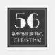 56th Birthday ~ Art Deco Inspired Look "56", Name Napkins | Zazzle
