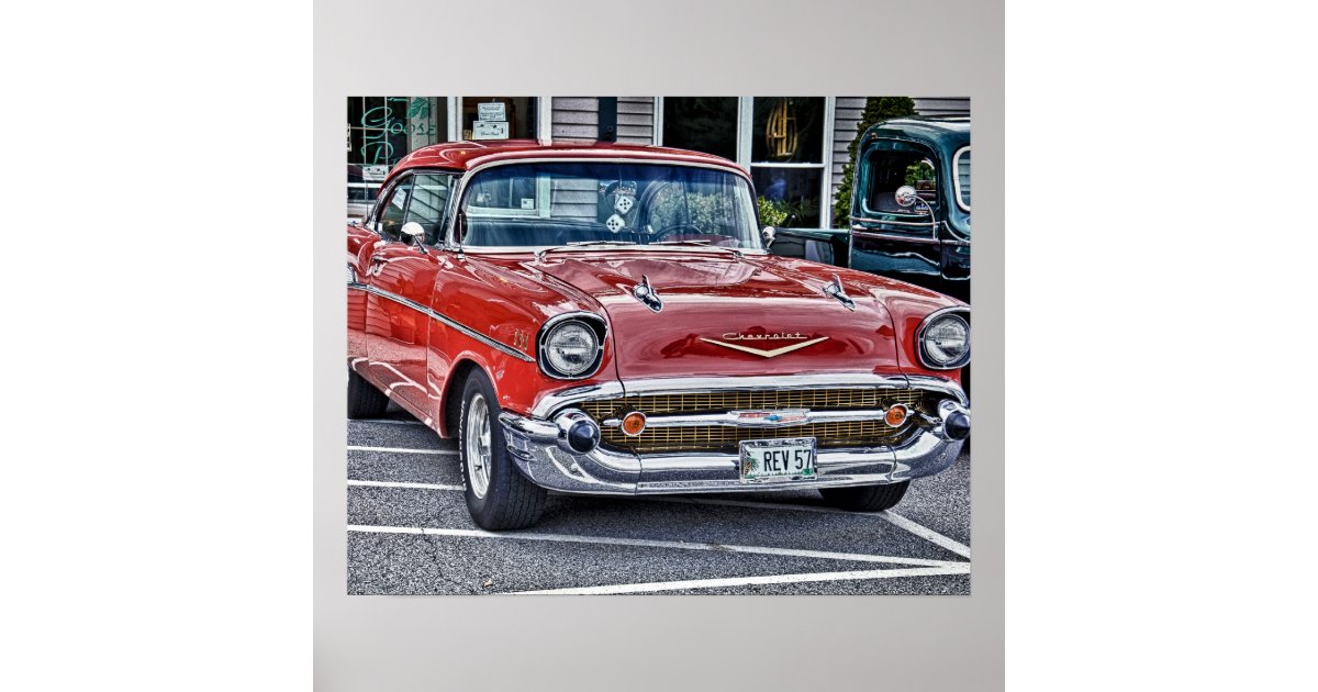 57' Chevy Poster | Zazzle