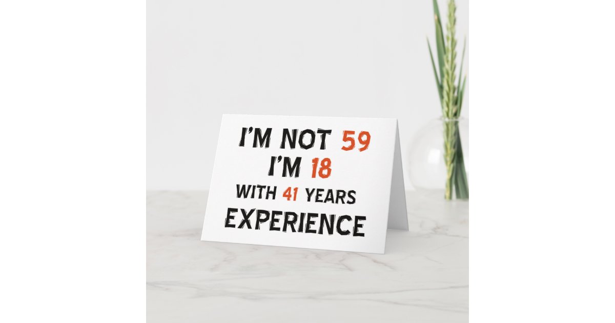 59th birthday designs card | Zazzle.com