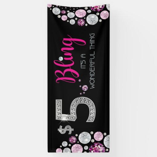 $5 Jewelry banner- Bling Banner | Zazzle