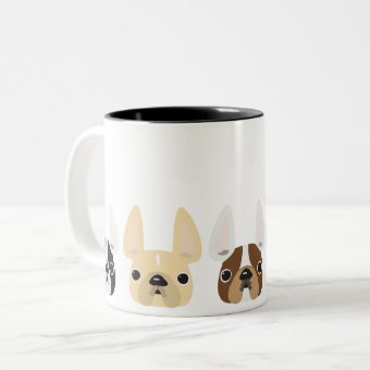 5 Little Frenchies Mug | Zazzle