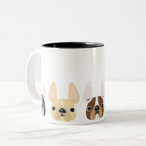5 Little Frenchies Mug | Zazzle