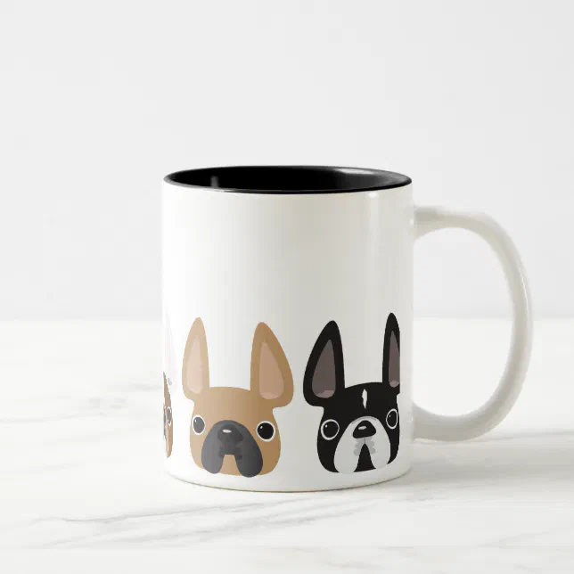 5 Little Frenchies Mug | Zazzle