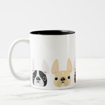 5 Little Frenchies Mug | Zazzle