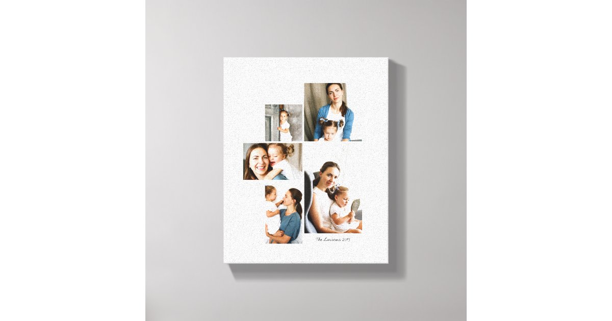 5 Photo Collage Print | Zazzle