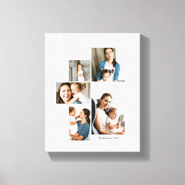 5 Photo Collage Print | Zazzle