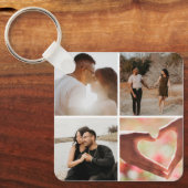 5 Photo Custom Collage Personalized Keychain | Zazzle