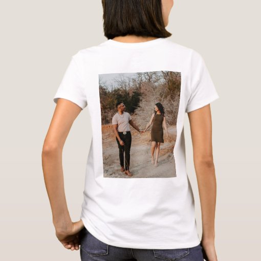 5 Photo Custom Collage Personalized T-Shirt | Zazzle