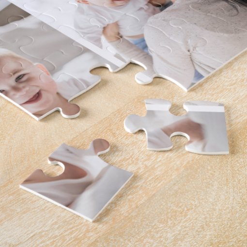 5 Photos Gallery Collage Personalized Puzzle | Zazzle