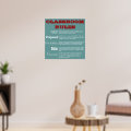 5 P's Classroom Rules Poster | Zazzle