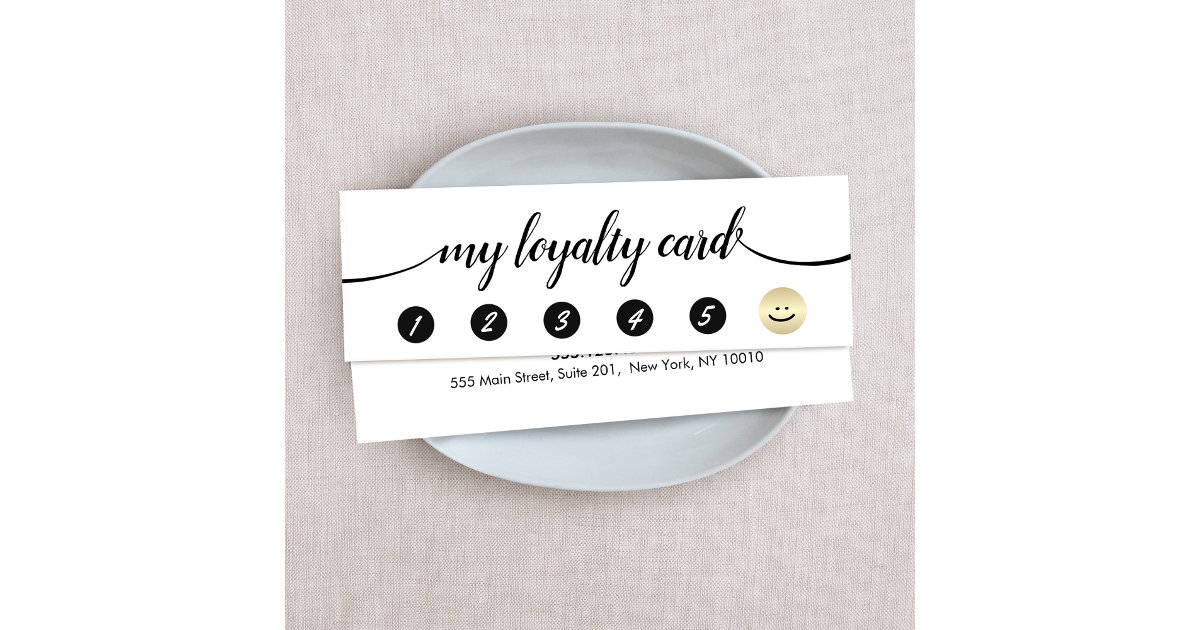 5 Punch Handwritten Calligraphy Loyalty | Zazzle