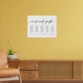 5 Tables Our Favorite People Seating Chart Plan | Zazzle