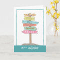 5th Grade Good Luck Back To School Signs Card | Zazzle