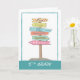 5th Grade Good Luck Back To School Signs Card | Zazzle