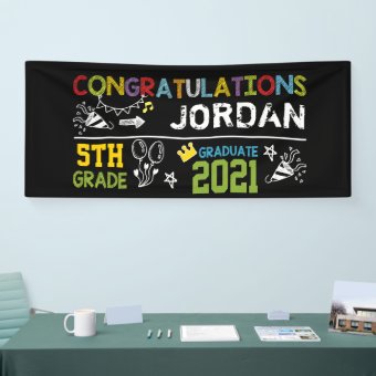 5th Grade Graduation Banner | Zazzle