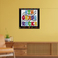 5th Grade Rocks Classroom Poster | Zazzle