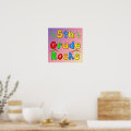 5th Grade Rocks Poster | Zazzle