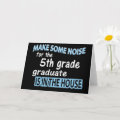 5th Grade School Graduate Congratulations Card | Zazzle