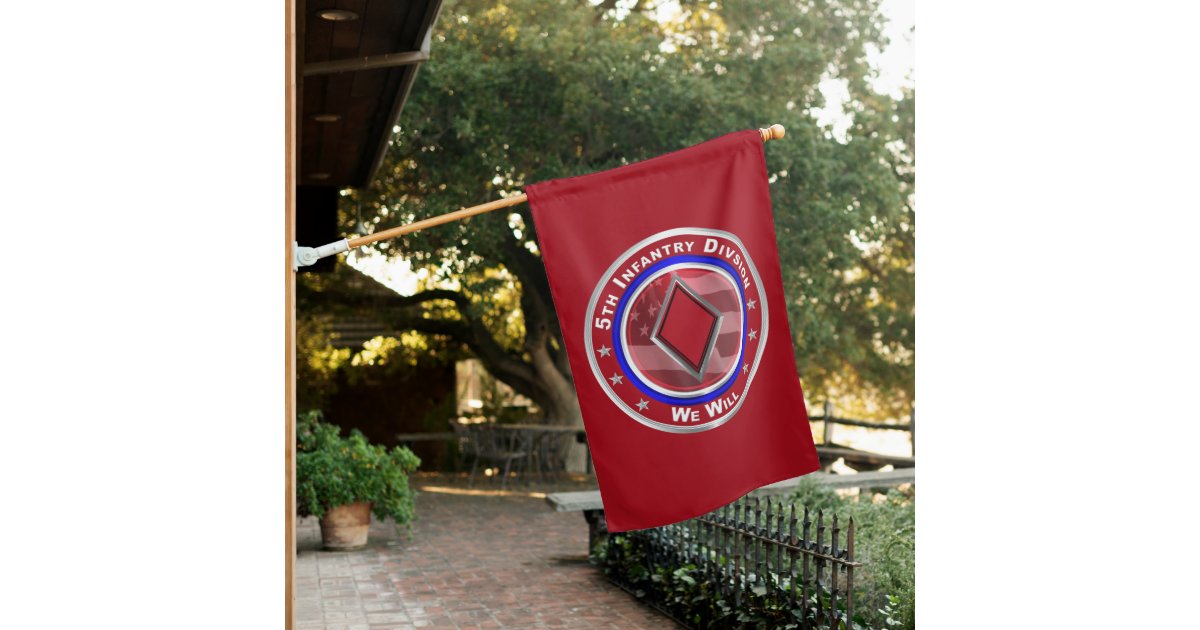 5th Infantry Division House Flag | Zazzle