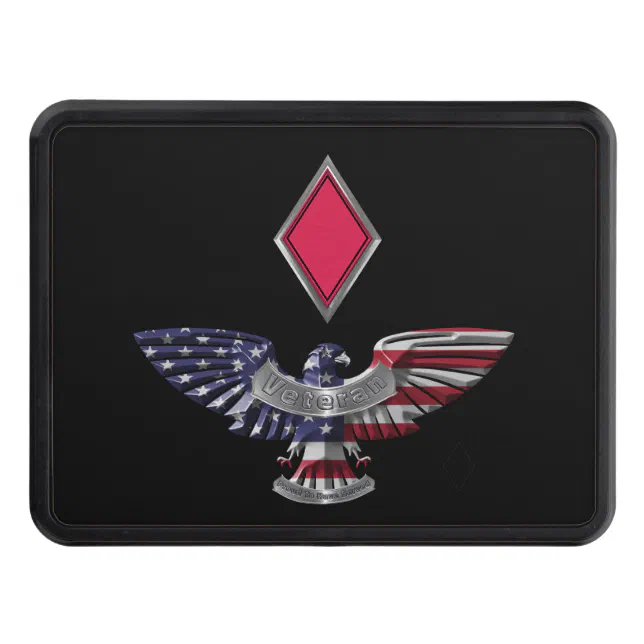 5th Infantry Division Red Devils Eagle Hitch Cover | Zazzle