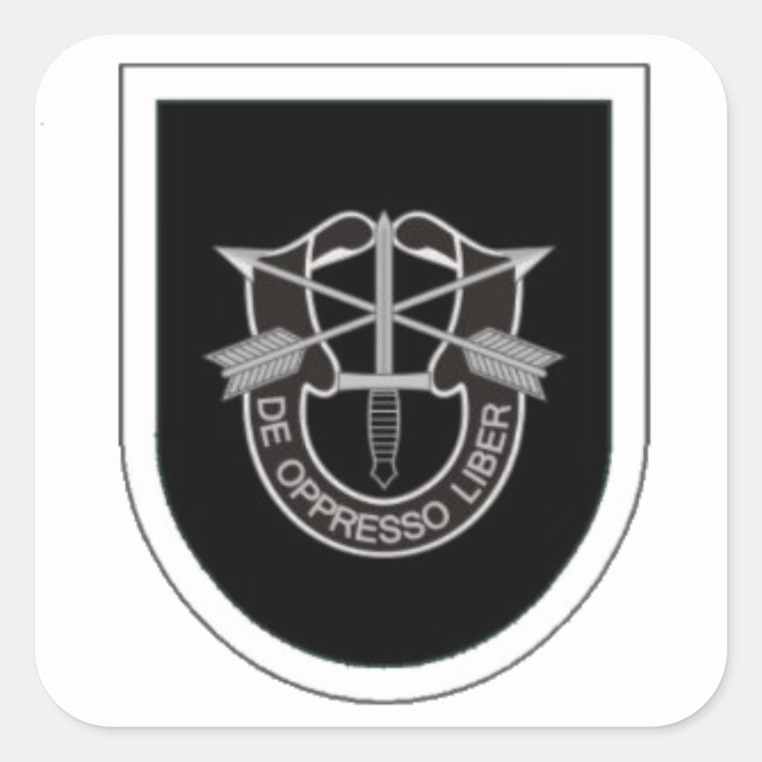 5TH SPECIAL FORCES GROUP FLASH/DUI STICKERS | Zazzle