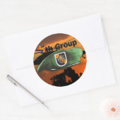 5th Special Forces Group Green Berets SF SFG Classic Round Sticker | Zazzle