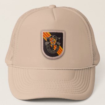 5th Special Forces Group Green Berets SFG SF Trucker Hat | Zazzle