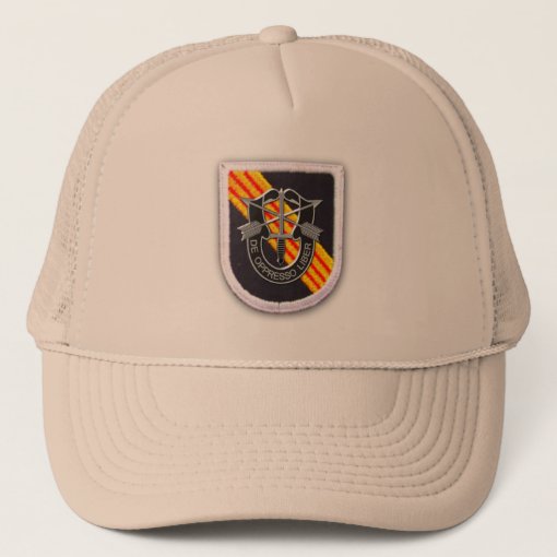 5th Special Forces Group Green Berets SFG SF Trucker Hat | Zazzle