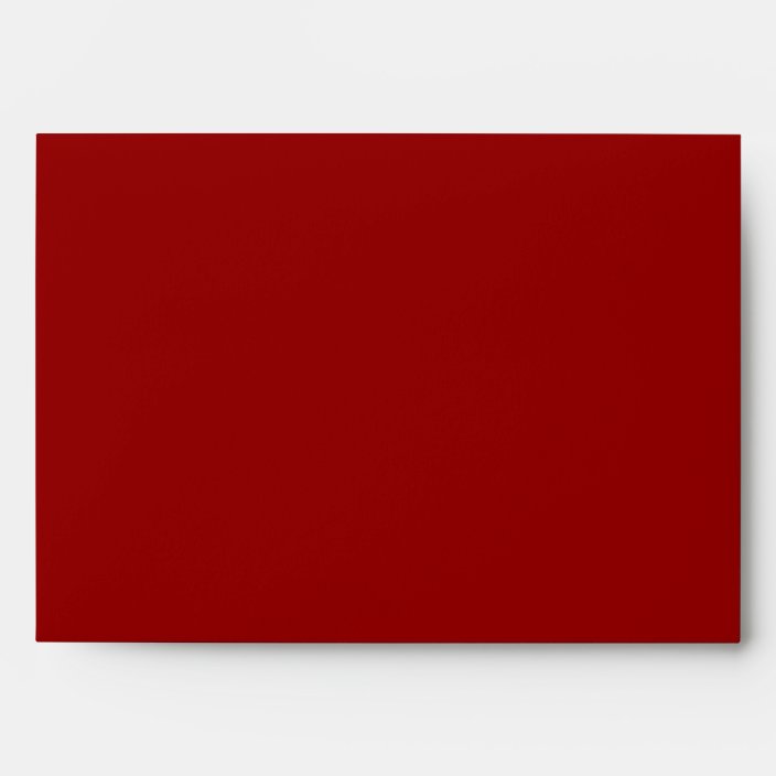 5x7 Envelope Crimson Red Outside Black Inside | Zazzle.com