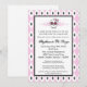 5x7 Girl PunkRock Skull EMO Baby Shower Invitation | Zazzle
