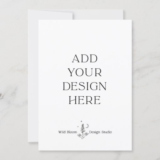 5x7" Invitation Cards Custom Print | Zazzle